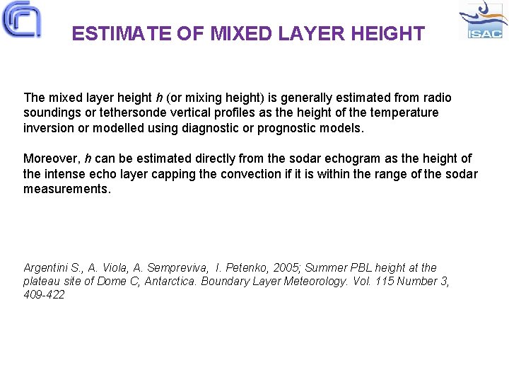 An observing system for atmospheric boundary layer monitoring