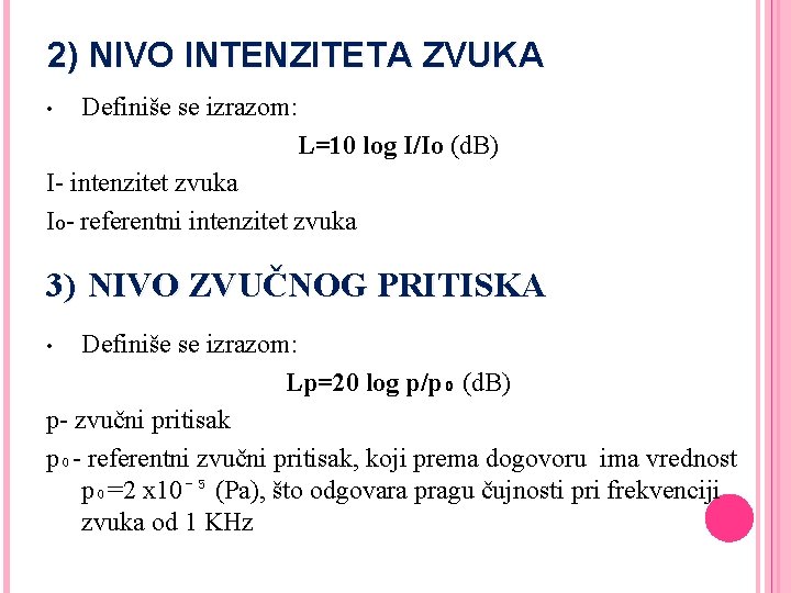 5 PRIJEM I OBRADA INFORMACIJA Prijem i obrada