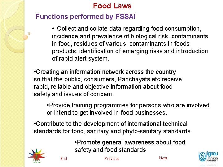 Food Laws PFA FPO MMPO Agmark BIS FSSAI