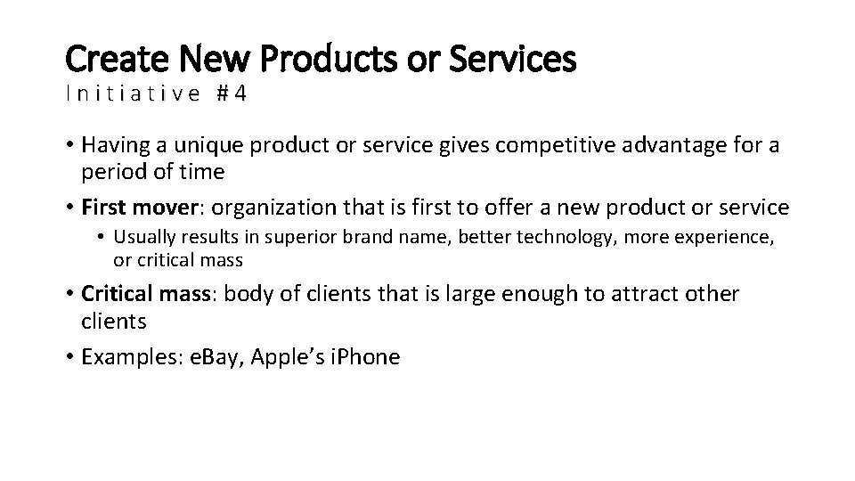 Strategic Uses of Information Systems MODULE 2 Objectives