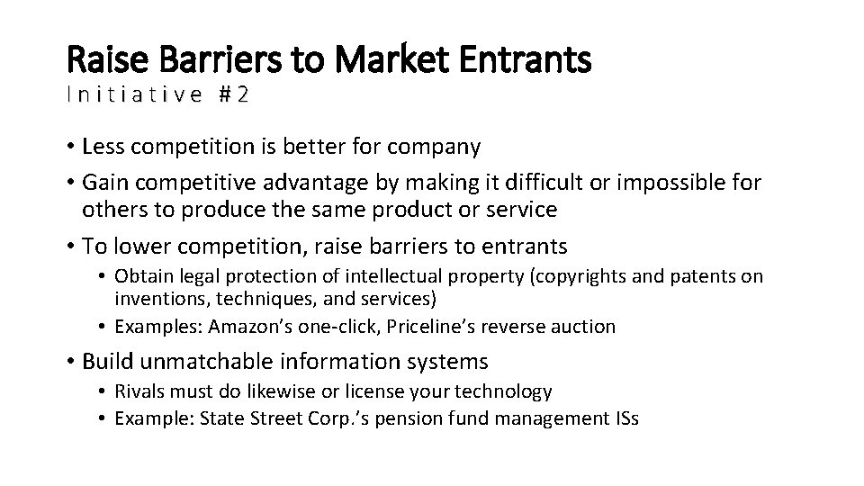 Strategic Uses of Information Systems MODULE 2 Objectives
