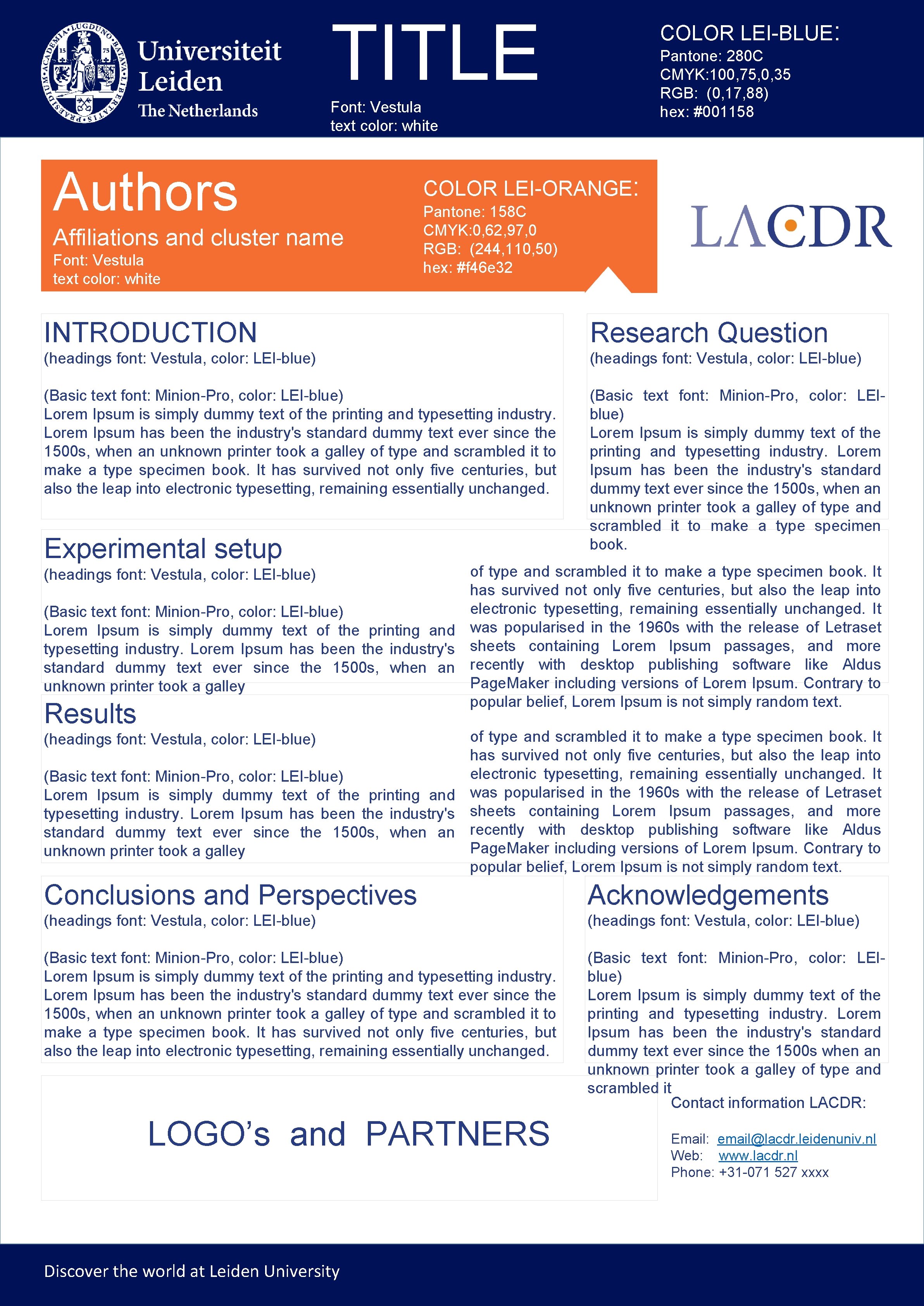 TITLE COLOR LEIBLUE Pantone 280 C CMYK 100