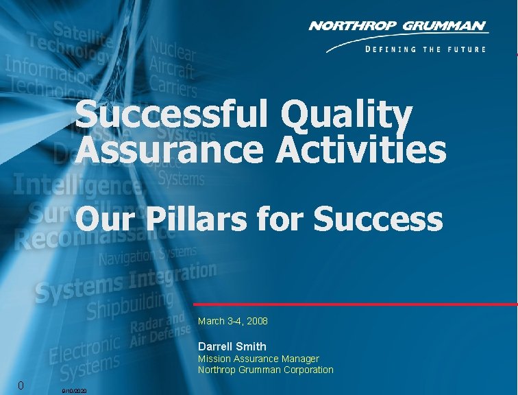 Successful Quality Assurance Activities Our Pillars for Success
