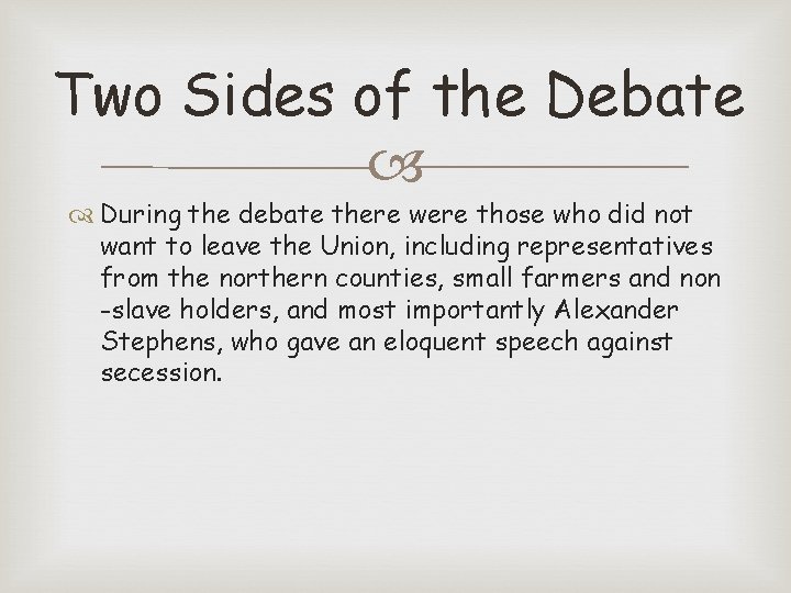 Georgia Debates Secession Georgia Debates Secession In 1861