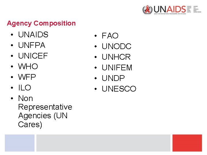 Introduction to UN Team on AIDS in Mozambique