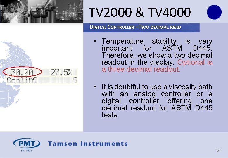 Manual Kinematic Viscosity Bath Tamson TV 2000 TV