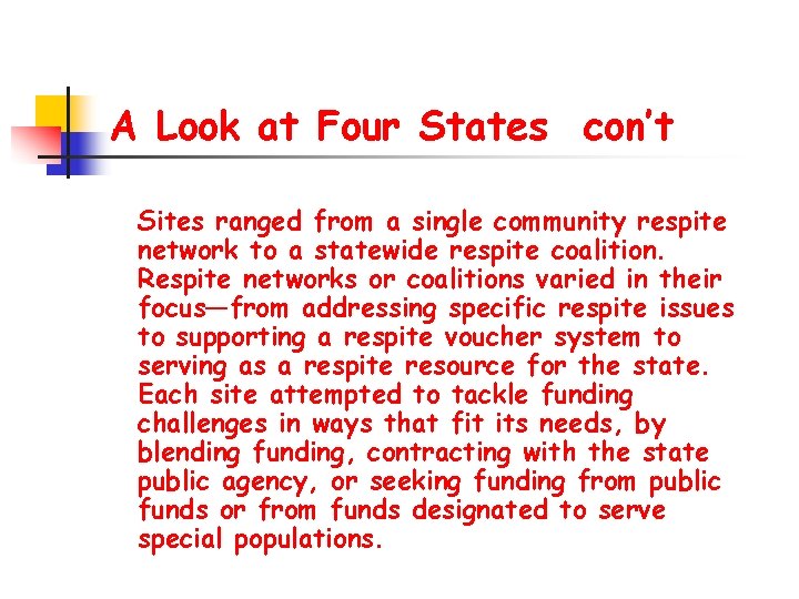 Planned and Crisis Respite for Families with Children