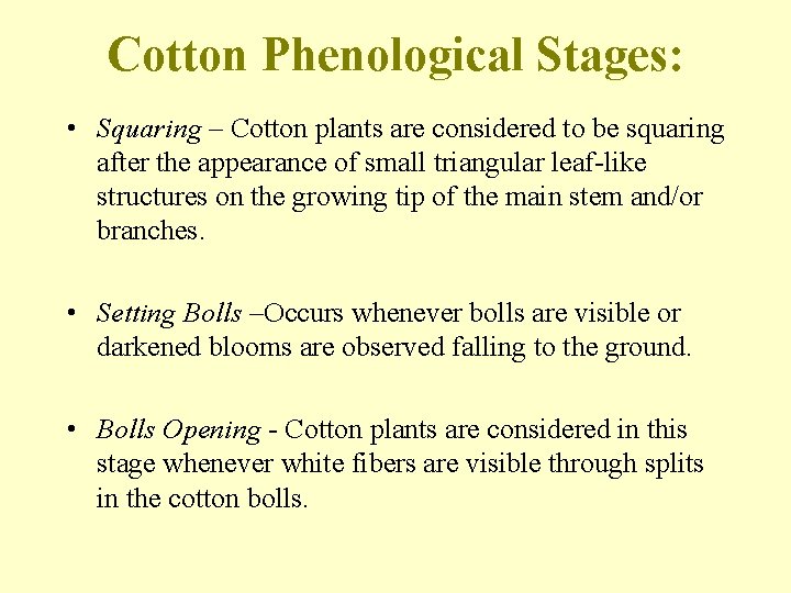 Number of days suitable for fieldwork Defined as