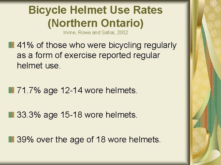 Bicycle Helmet Laws What we know and where