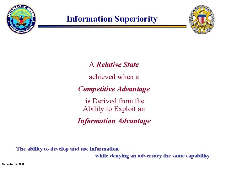 Dr David S Alberts OASDC 3 I Mr