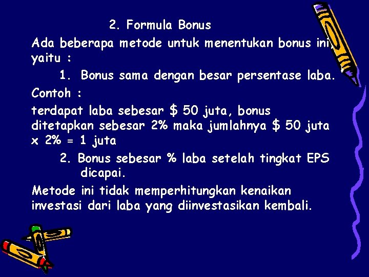 KOMPENSASI EKSEKUTIF KULIAH ke 10 Kompensasi di bagi