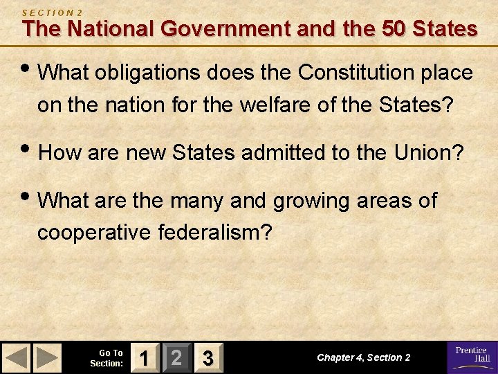 Presentation Pro Magruders American Government CHAPTER 4 Federalism
