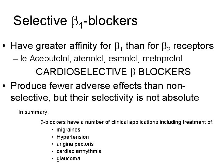 59 291 Section 2 Lecture 5 Adrenergic Receptor