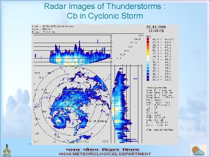 Disastrous Weather Phenomena Monitoring and Forecasting by IMD