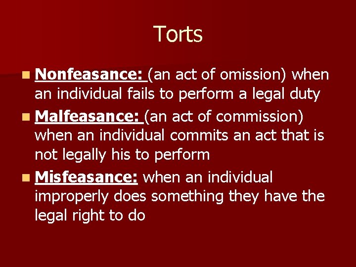 Legal Concerns Sports Medicine I Legal Concerns Liability