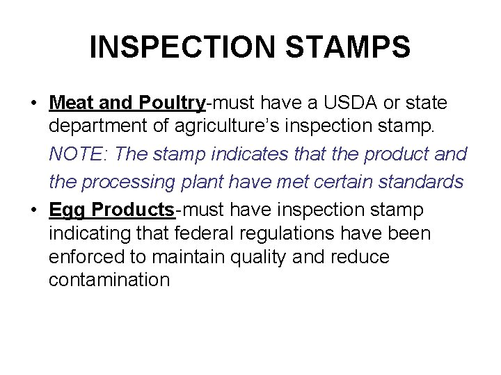 SERVSAFECHAPTER 6 THE FLOW OF FOOD PURCHASING RECEIVING