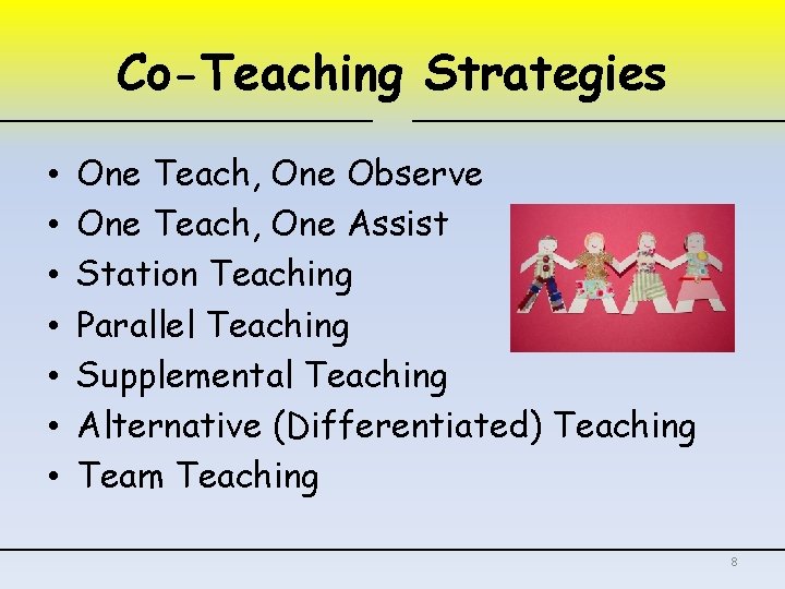 CoTeaching as Best Practice in Student Teaching College