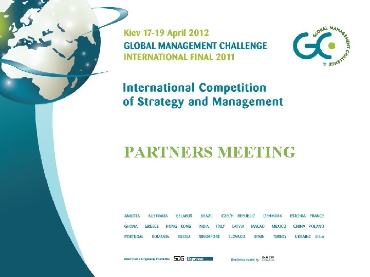 PARTNERS MEETING AGENDA 1 INTRODUCTION OF THE PARTNERS