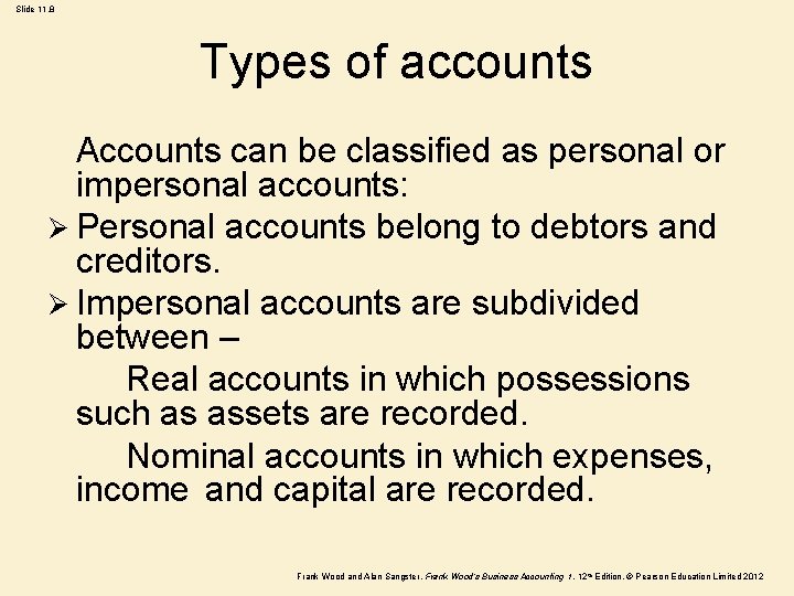 Slide 11 1 Chapter 11 Books of original