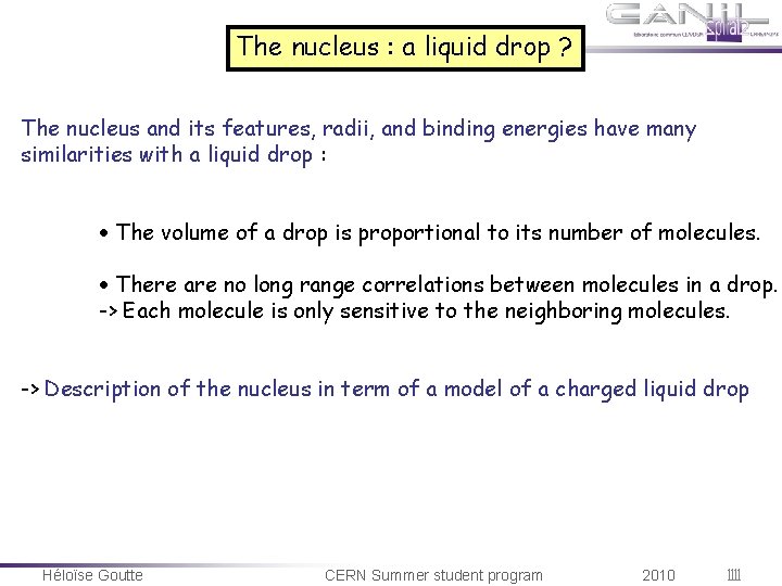 Introduction to Nuclear physics The nucleus a complex