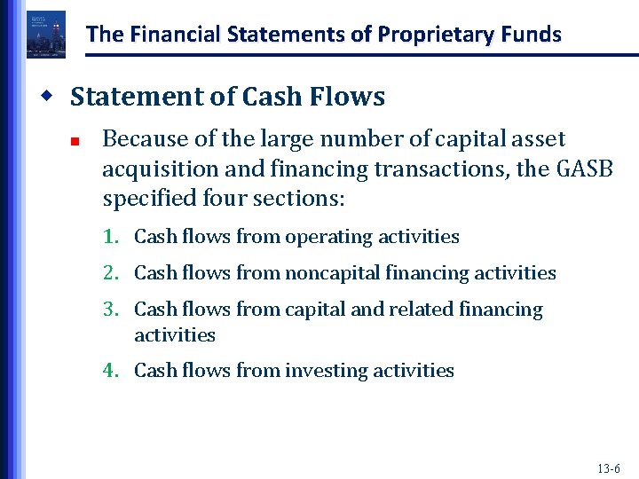 Learning Objective 7 Understand explain the financial reporting