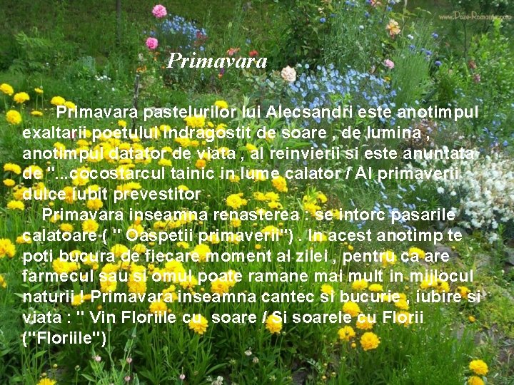 Anotimpurile in Pastelurile lui Vasile Alecsadri Geneza pastelurilor