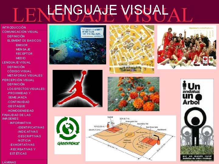 LENGUAJE VISUAL IMGENESCOMUNICACIN INTRODUCCIN COMUNICACIN VISUAL ...