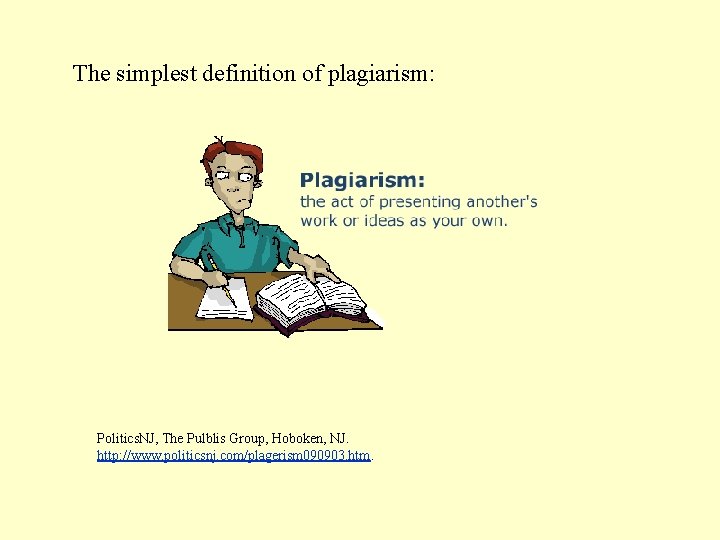 PLAGIARISM What is it Why is it important
