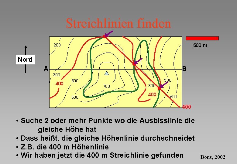 Geologische Arbeitsmethoden Kapitel 3 geneigte Lagerung Strukturlinien ...