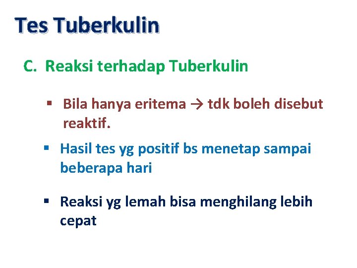 Mycobacterium tuberculosa Baedah Madjid Bagian Mikrobiologi Fak Kedokteran