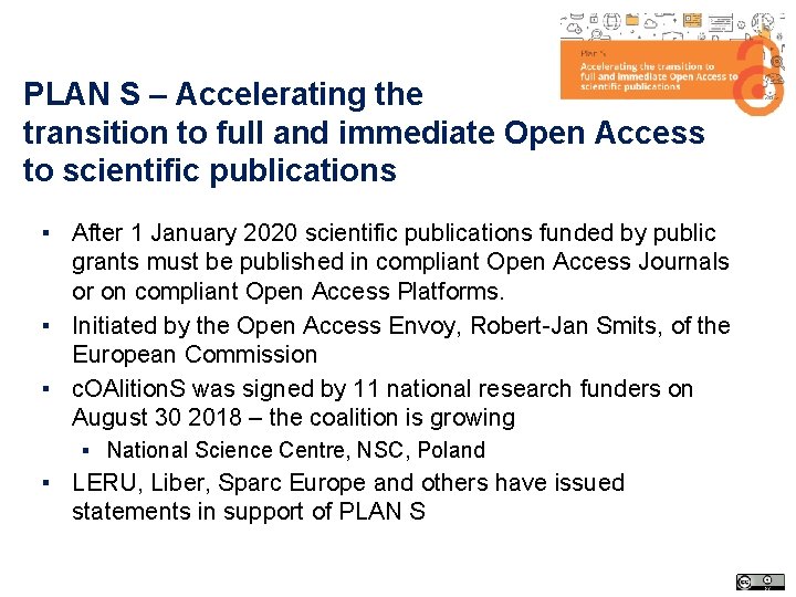 The Role of Libraries in Advancing Open Science