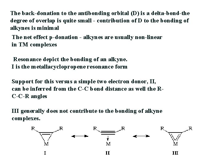 CHEM 310 INORGANIC CHEMISTRY Part 3 ORGANOMETALLIC CHEMISTRY