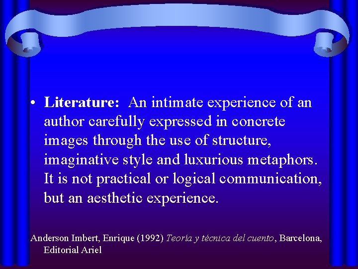 Introduction to Literature Why do we read Information