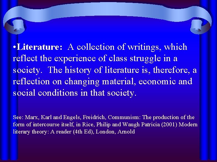 Introduction to Literature Why do we read Information