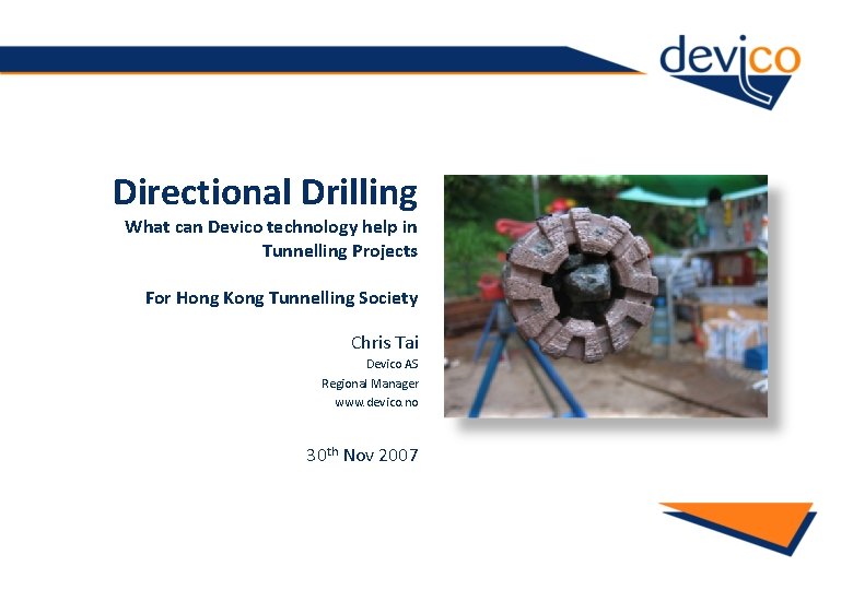 Directional Drilling What can Devico technology help in