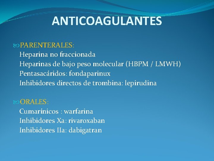 FACULTAD DE MEDICINA DEPARTAMENTO DE FARMACOLOGA CLNICA Y