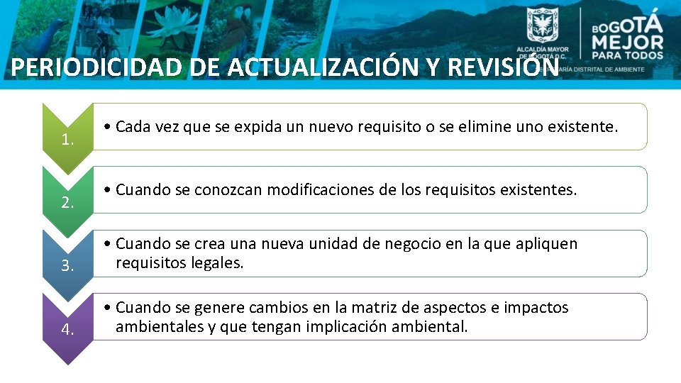 MATRIZ DE REQUISITOS LEGALES CONCEPTOS CLAVES Procedimiento de
