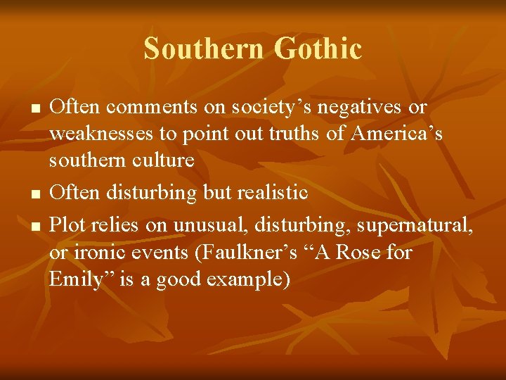 Flannery OConnor 1925 1965 n n n Born