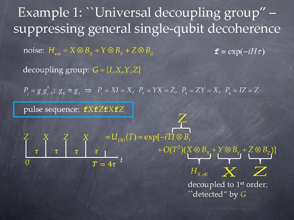 Introduction to Dynamical Decoupling Daniel Lidar USC 44
