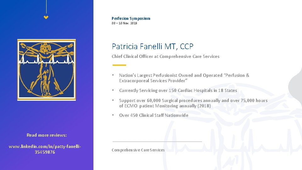 Turkish Perfusion Symposium November 8 10 th 2019