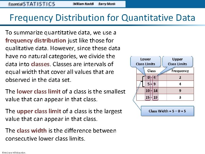ESSENTIAL STATISTICS 2 E William Navidi and Barry