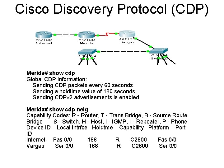 CCNA 2 Chapter 4 Learning about other Devices