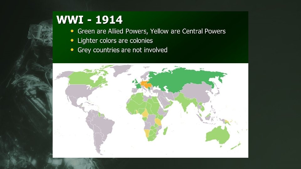 The World War 1 By Peter Table of