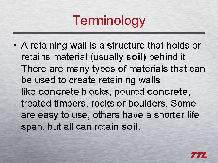 Retaining Wall Types And Their Application Thomas M