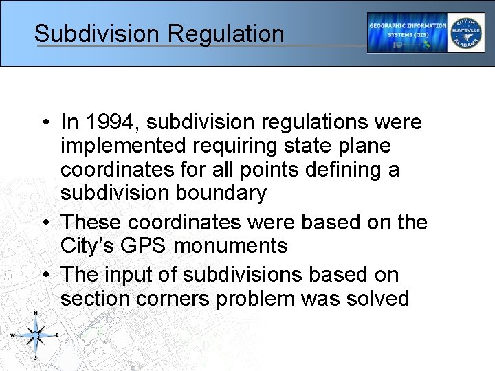 www hsvcity comgis Section Corner Identification in Madison