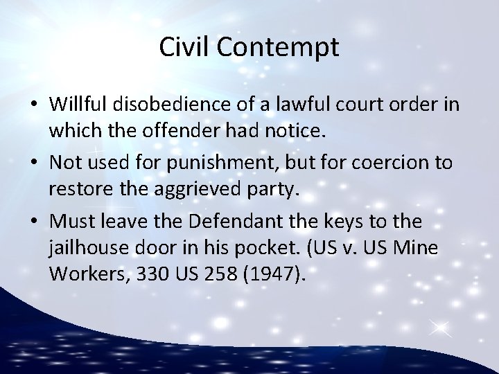 Enforcing with Civil Contempt Laura Bernacki Stafford Ethan