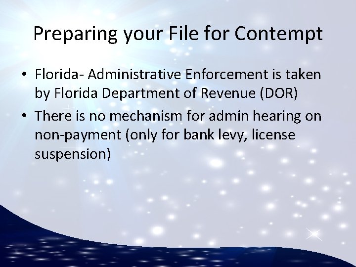 Enforcing with Civil Contempt Laura Bernacki Stafford Ethan