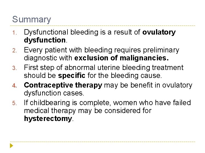Functional and symptomatic abnormal uterine bleeding Assoc Prof