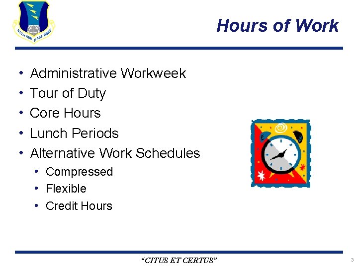435 th Air Base Wing CITUS ET CERTUS