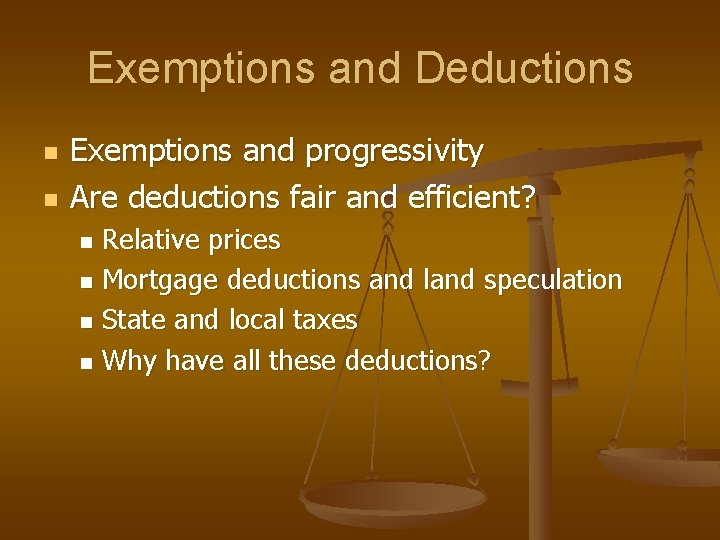 Personal Income Tax Basic Structure What is fair